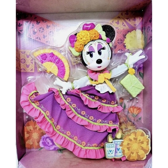 Disney | Other | Disney Minnie Mouse Deluxe Catrina Doll Le Day Of Dead ...